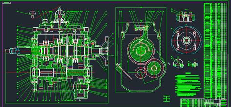 Kd1150型载货汽车设计（变速器总成设计） Autocad 2007 模型图纸下载 懒石网