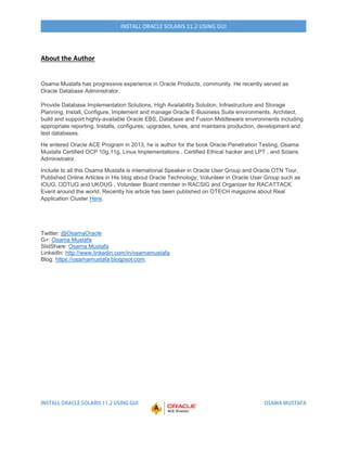 Install Oracle Solaris 11 2 Using Gui PDF Operating Systems Computer Software And Applications