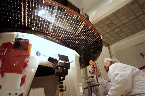 ESA Planck Solar Array Flood Test