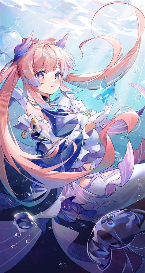 Kokomi 插画师Kokonex的珊瑚宫心海插画图片 BoBoPic