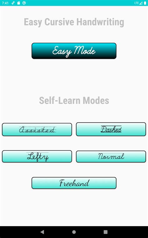 Easy Cursive Handwriting Apk For Android Download