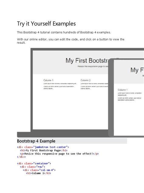 Bootstrap 2 Pdf Bootstrap Front End Framework Software
