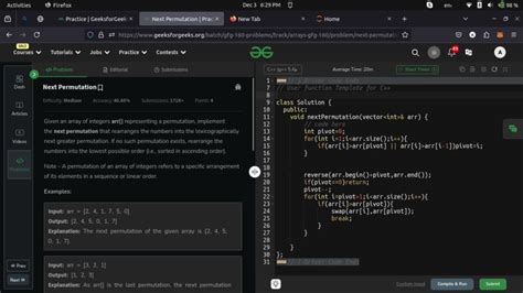 Yerra Akash On Linkedin Codingjourney Geeksforgeeks Day5