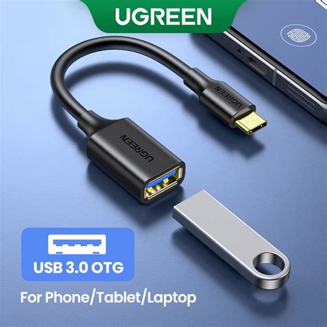 Ugreen Orico Topk Usb C To Usb Adapter Cable Type C 31 Male To Usb 30 Female Otg Black