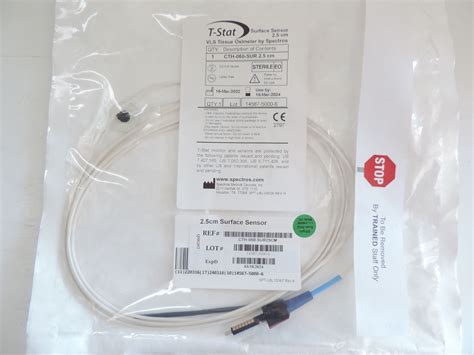 New Spectros Cth 060 Sur 2 5cm T Stat Surface Sensor 2024 18 B1 Disposables General For