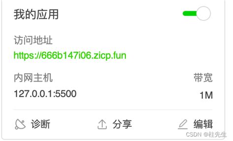 前后端服务使用内网穿透进行本地调试 Csdn博客