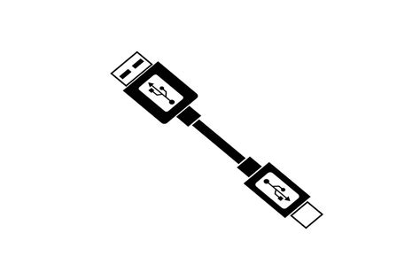 Usb Icon Vector Illustration Graphic By Juliochaniago55 Creative Fabrica
