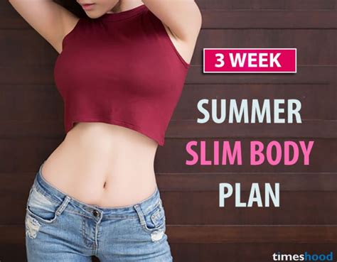 3 Weeks Summer Slim Body Plan Timeshood