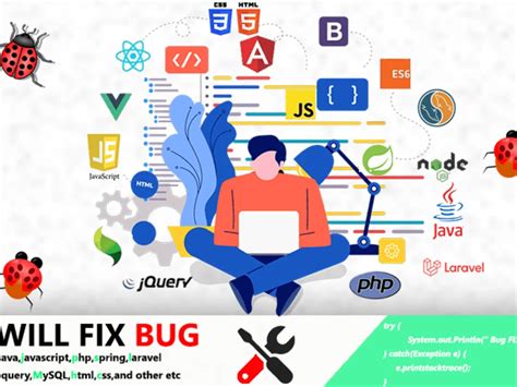 java jquery php laravel mysql or other application code bugs solved