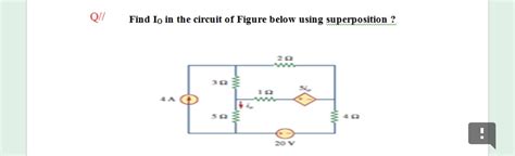 Answered Find Io In The Circuit Of Figure Below Bartleby