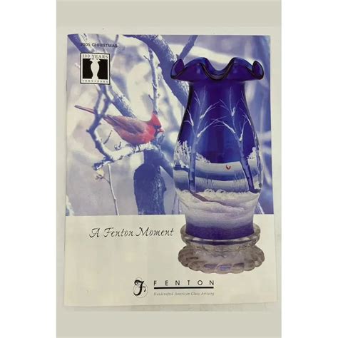 Original Fenton Art Glass Supplement Great Reference Material Helen
