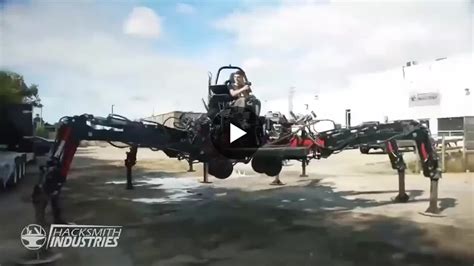 Imagine Riding A 6 Legged Robot Megahex Is The Worlds Largest