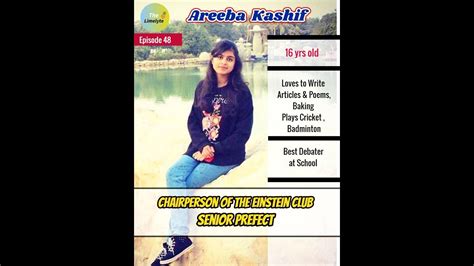 Episode 48 Interview With Areeba Kashif 16 Year Old Best Debator