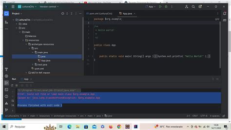 Não consigo criar classes no Intellij maven Java GUJ