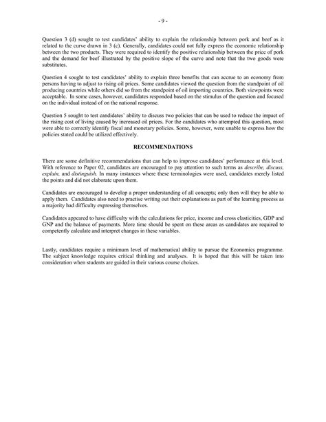 Cxc Csec Syllabus For Economics Pdf