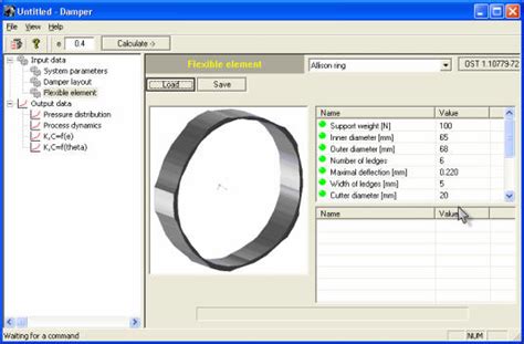 Damper R31 Rotor Dynamics Software Damper Supports Modeling