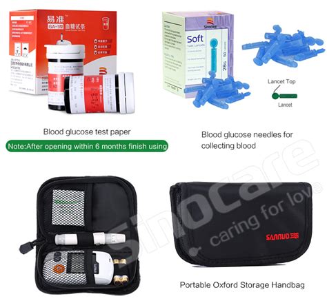 Non Invasive Sinocare Chek Smart Glucometers Glucometer Machine With Ce