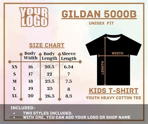 Gildan 5000b Youth Size Chart T Shirt Mockup Gildan Tshirt Sizing