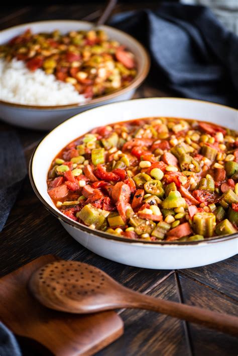 Smothered Okra Tomatoes Recipe