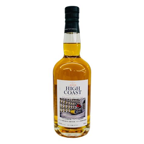 High Coast Class Series 2 Peated Bourbon 609 Abv 500ml Bsw Liquor