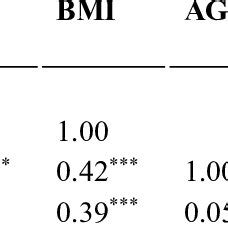 Correlation Matrix For Workers Risk Download Scientific Diagram