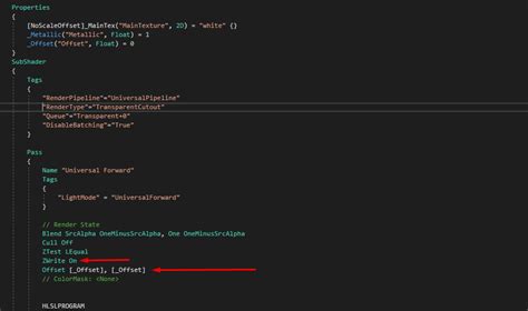 problem to solve z fighting with offset shader how can i do it works