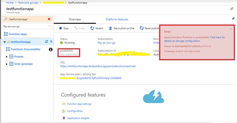 How Will Fix Inaccessible Issue For Function App Created In Ilb Ase In Azure Stack Overflow
