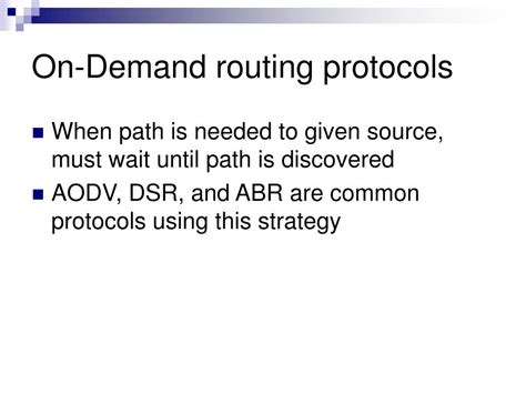 Ppt Wireless Routing Protocols Powerpoint Presentation Free Download
