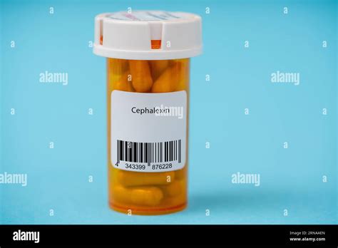 Cephalexin An Antibiotic Medication Used To Treat Bacterial Infections Medical Drug Concept
