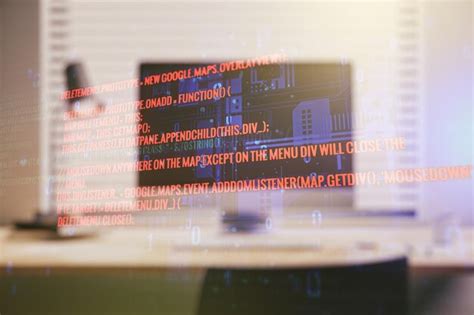 premium photo abstract creative coding illustration on modern computer background software