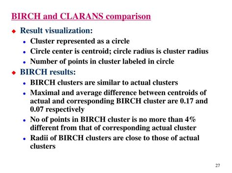 Ppt Birch Balanced Iterative Reducing And Clustering Using