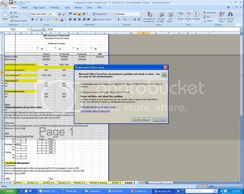 Excel 2007 Keeps Crashing