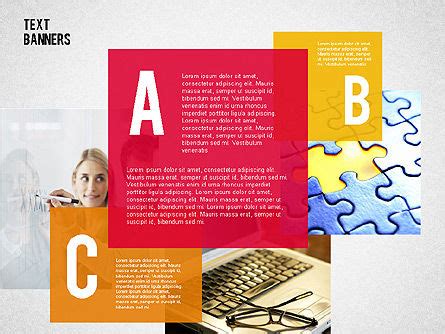Shaped Text Boxes Presentation Template For Google Slides And