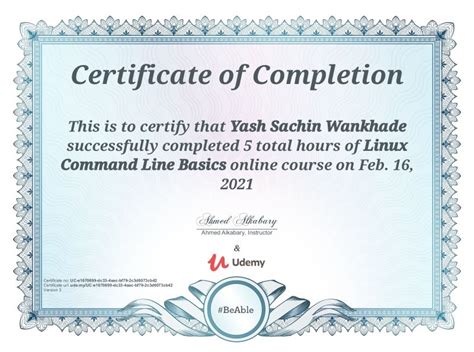 Yash Wankhade On Linkedin Linux Completed