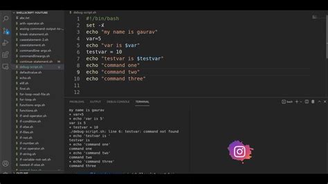 Shell Script Tutorials 46 Debug Shellscript Exit From Shellscript
