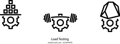 Load Testing Icon Vector Illustration Stock Vector Royalty Free 2116999970 Shutterstock