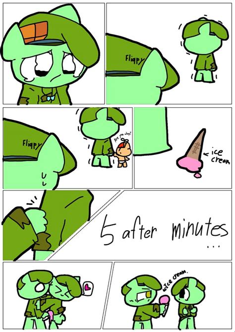 Flippy X Fliqpys Comic ハピツリ 優しい 漫画