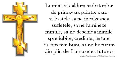Mesaje De Paste Lumina Si Caldura Sarbatorilor De Primavara Printre Care Si Pastele