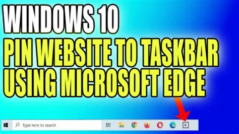 Microsoft Edge How To Pin A Website To Windows Taskbar ComputerSluggish