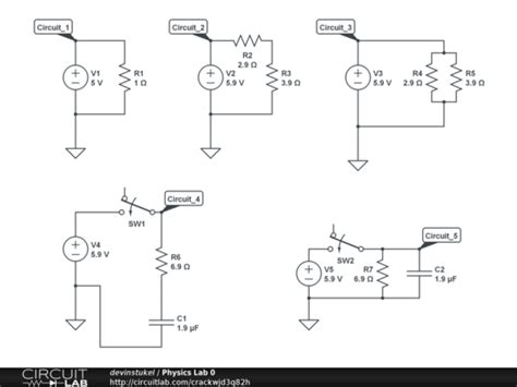 Physics Lab 0 Circuitlab