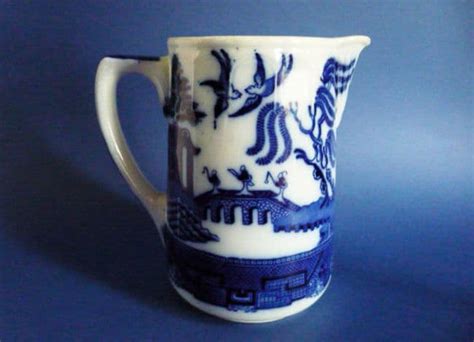 Large Royal Doulton Willow Pattern Jug C1900