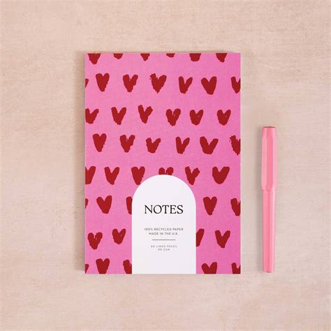 Notebooks Set Of Two Checkered Love By Good Tuesday