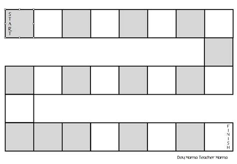 Make Your Own Board Game Template