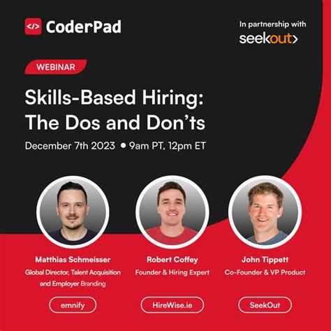 coderpad on linkedin skills based hiring the dos and don ts coderpad
