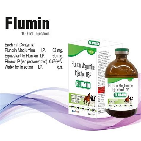 Flumin Flunixin Meglumine Injection Usp 100 Ml At Rs 200 Bottle In Tarn Taran