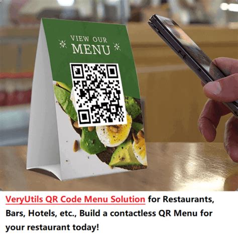 QR Code Contactless Digital Menus For Restaurants QR Code For Your Restaurant Menu Make