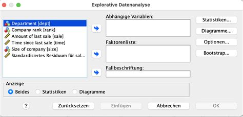 Varianzanalyse Anova In Spss