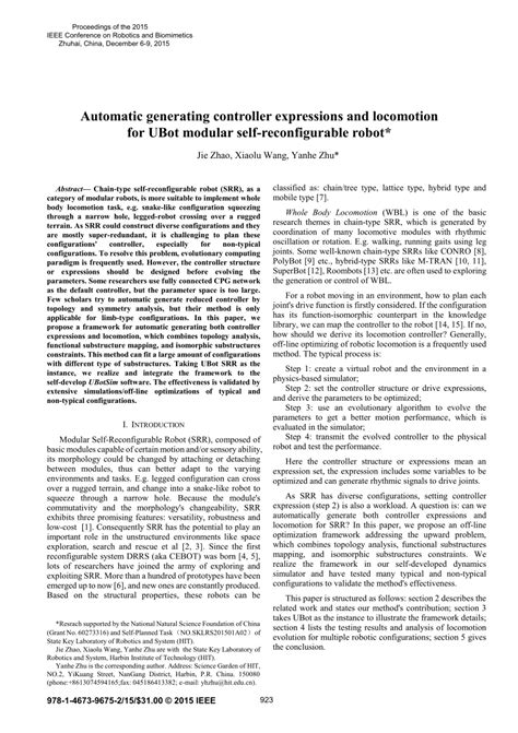 Pdf Automatic Generating Controller Expressions And Locomotion For