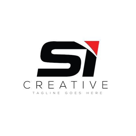 Premium Vector Letter Si Logo Design Template Vector Illustration