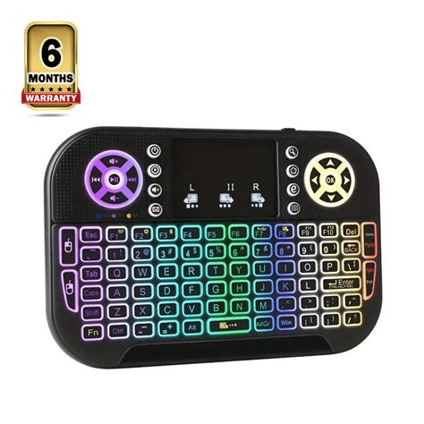 Gearup Mk20 Wireless Dual Mode Rgb Backlit Rechargeable Mini Portable Keyboard With Touchpad